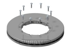 BRAKE DISC JURATEK DAF XF CF 1387439 FRONT AXLE